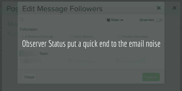 How Observer Status in Teamwork.com project management allows ...