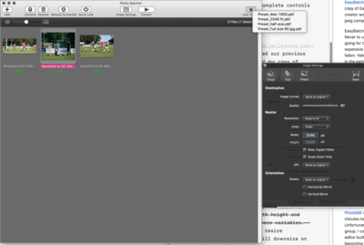 OS X Image Resizer Review: ResizeMe, EasyBatchPhoto, PhotoBatcher, PhotoBulk, PhotoMill ...