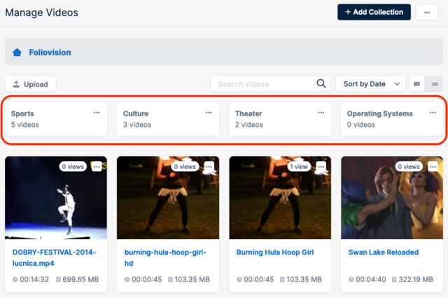 How to post Bunny Stream Collection as a video playlist